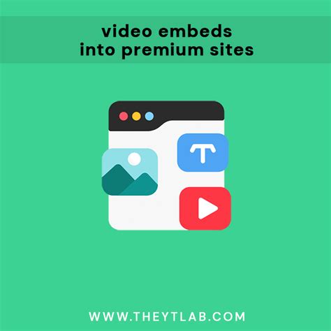 Youtube Video Embeds Premium Sites Theytlab