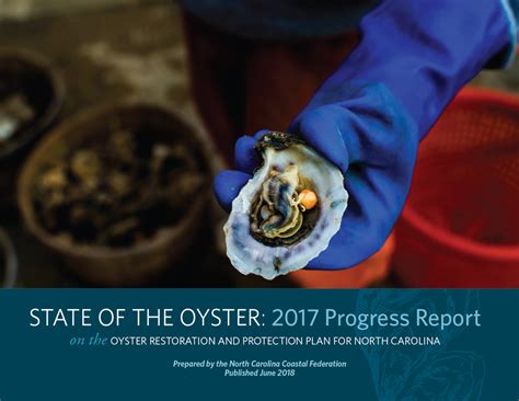 State Of The Oyster Report 2017 North Carolina Coastal Federation