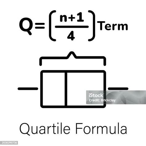 Quartile Formula Stock Illustration Download Image Now Data
