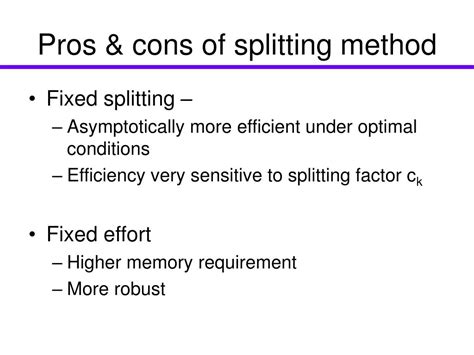 Ppt Rare Event Simulation Splitting For Variance Reduction Powerpoint