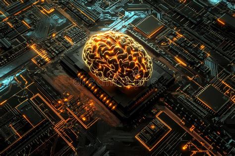 Innovative Digital Brain Concept Representing Artificial Intelligence ...