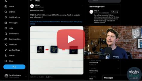 New Wiznet Chip W5500 Ethernet Controller And Rp2040 Integration