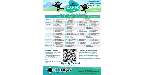 Camps Are Here Sign Your Kiddo Up For Code Ninjas Westfield Summer Camps Westfield NJ News