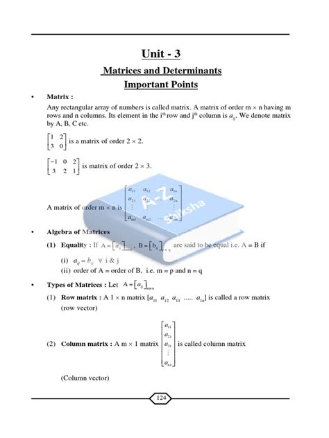 Matrices And Determinants Essentials Pdf Matrix Mathematics Determinant