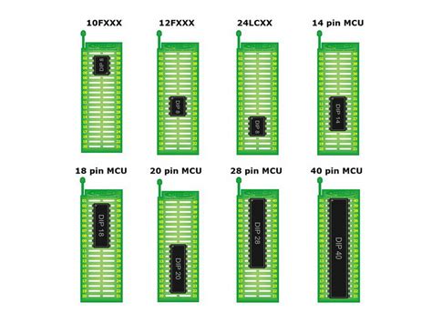 PICkit2 PICkit3 Extension Board Fares PCB