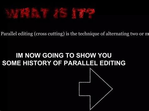 Parallel Editing Pptx