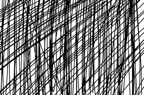Premium Vector Scribble Lines Hand Drawn Seamless Pattern