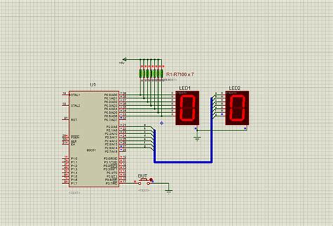 计数显示器单片机按钮计数器代码1~10显示 Csdn博客