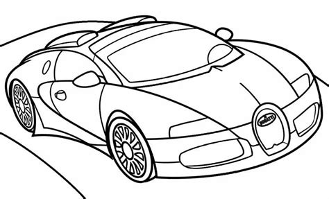 Bugatti Coloring Page