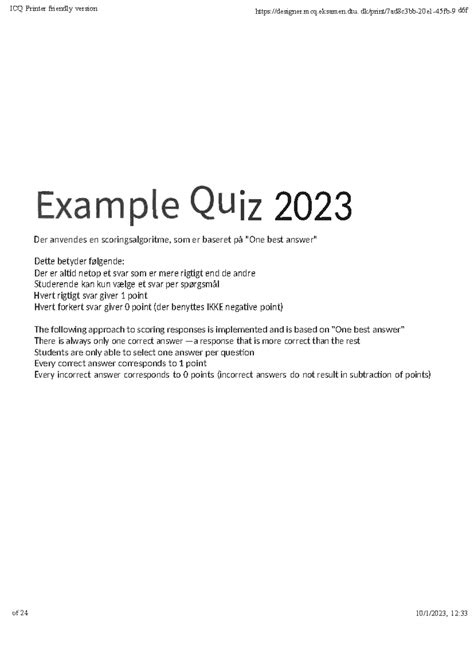 Example Quiz Of 24 10 1 2023 12 Icq Printer Friendly Version
