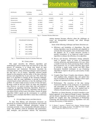 Applications Of Clustering Techniques In Data Mining A Comparative Study PDF