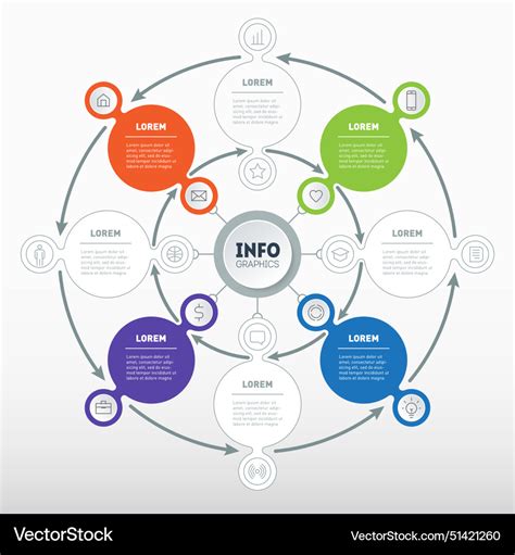 Two Multidirectional Movements Within The Same Vector Image