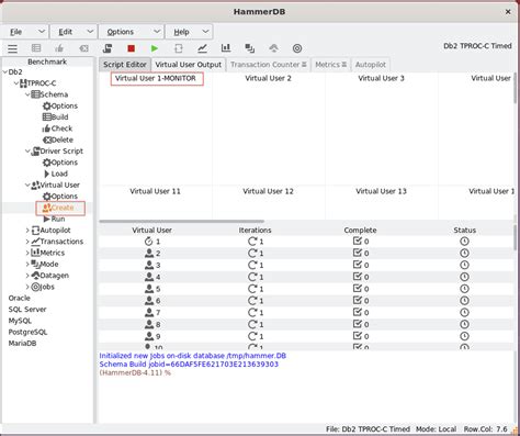 Use Hammerdb To Run Performance Tests On Amazon Rds For Db2 Aws Database Blog