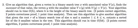 Solved Give An Algorithm That Given A Vertex In A Binary