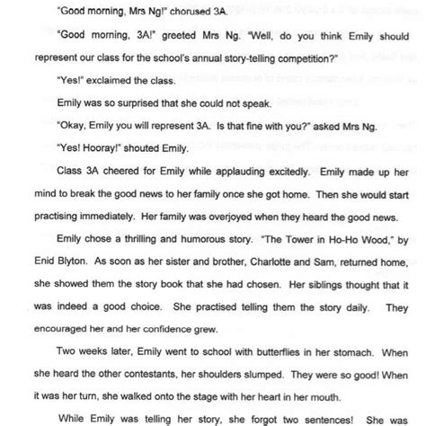 2016 Primary 3 English Model Composition Soft Copy Solved Exam Boutique