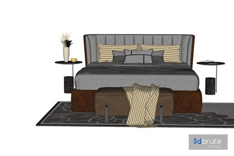 Bed Sketchup 3d Model Sketchup Download Free 3dbrute