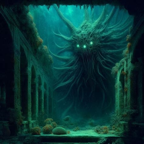 Underwater Eldritch Being R Aiart