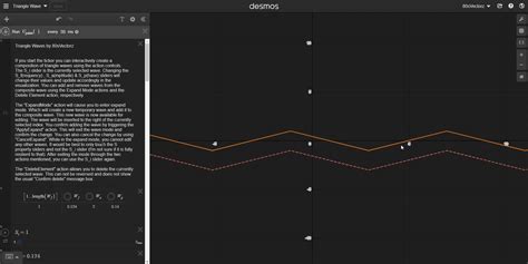 I Created A Triangle Wave Function And An Interactive Composite Wave