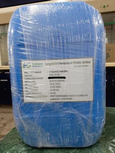 Cyclooctanone Cyclo Octanone Cyclooctan 1 One 98 Industrial Grade