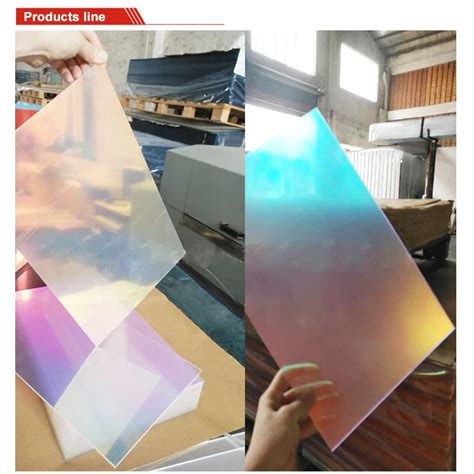 4x8 1 8mm Iridescent Rainbow Dichroic Plexiglass Acrylic Sheet