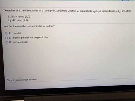 solved two points on l and two points on l2 are given