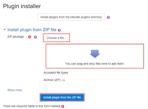 installing and uninstalling a plugin in moodle 3