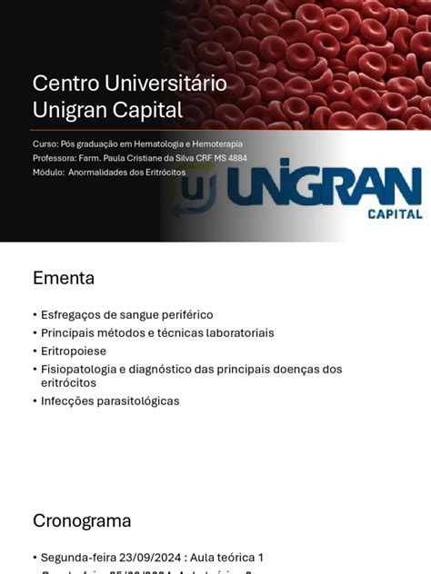 Anormalidades Dos Eritrocitos 1 Pdf Sangue Vertebrados