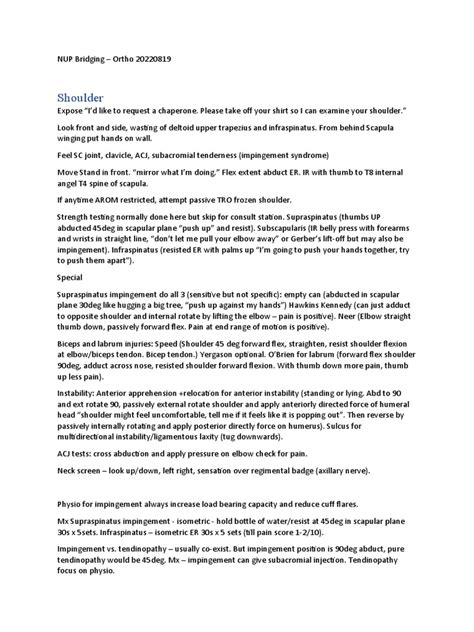 Bridging Ortho Notes Pdf Knee Anatomical Terms Of Motion