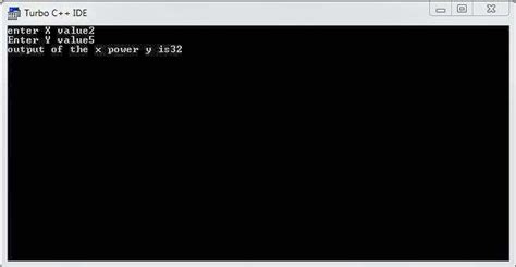 Program X To Power Y In C Language Computer Programming