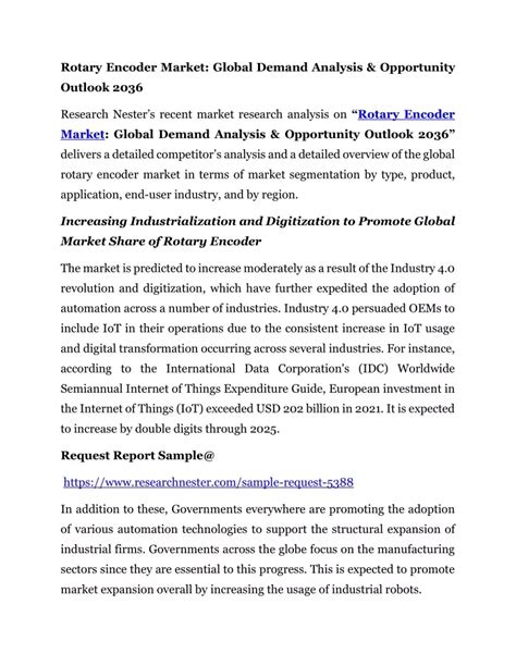 Ppt Rotary Encoder Market Global Demand Analysis And Opportunity Outlook 2036 Powerpoint
