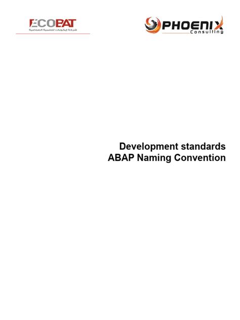 Name Convention Pdf