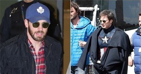 크리스 에반스 수염 실종 입국과 다른 모습