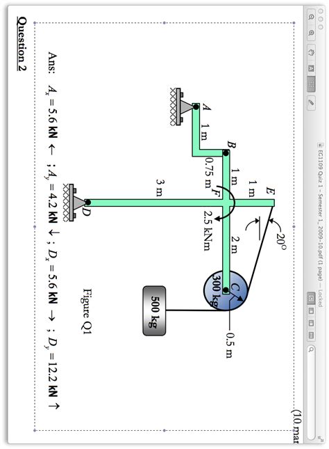 The Structure Shown In Figure Q1 Comprises Of 1