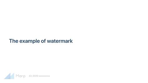 Add Watermark Feature · Issue 272 · Marp Teammarp Cli · Github