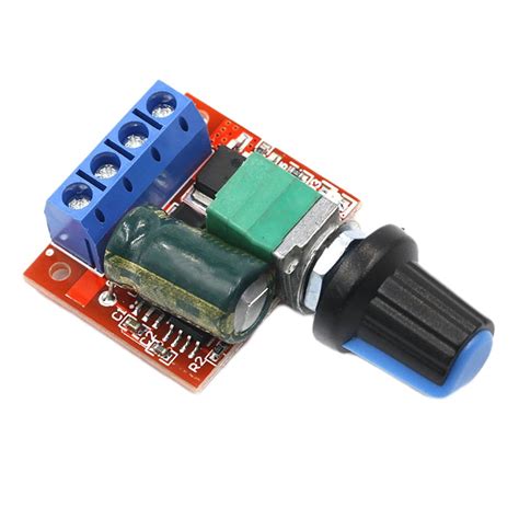 A W Pwm Motor Speed Controller Module Dc V V Adjustable Voltage Regulator Walmart Com