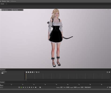 Artstation Elf Archer Realistic Female Character Blender Ue5 Unity 40 Animations Game