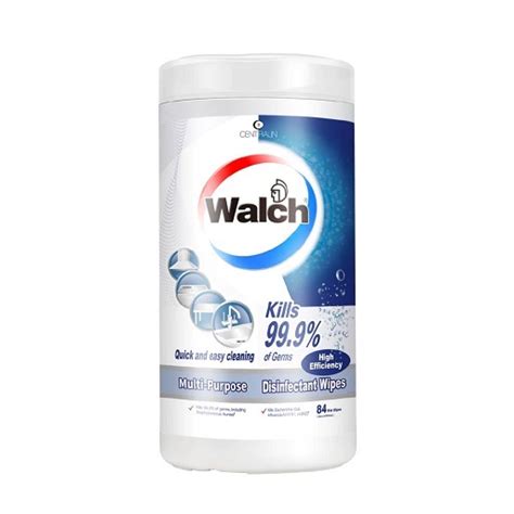 Walch Disinfecting Wipes 84 Pieces Industrial Safety Products
