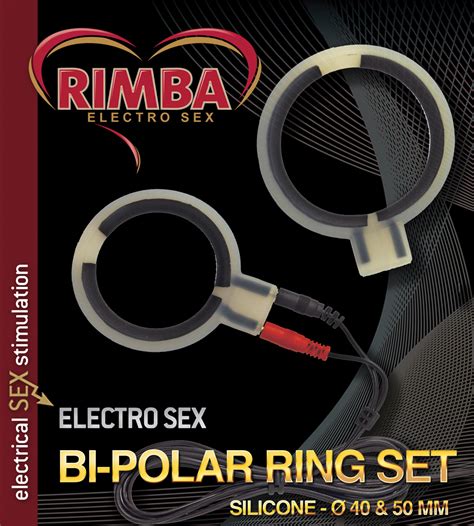 7870 Electro Sex Set Silicone Round Rings BI Polar With Cable The Rimba Store
