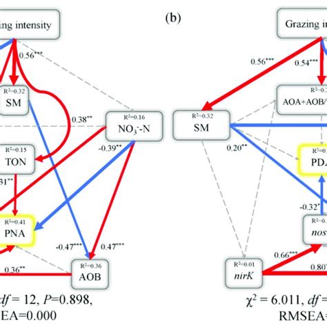 The Structural Equation Model Sem Of The Relationships Between The