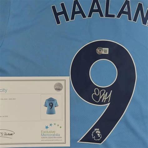 펌 맨시티 엘링 홀란 싸인 유니폼 자유갤러리 시티