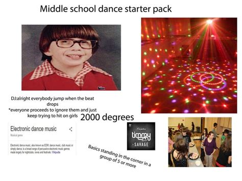 Middle School Dance Starter Pack Rstarterpacks