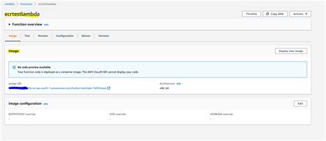 Deploy ECR Based AWS Lambda