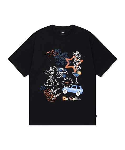 Musinsa Lmc Doodle Collage Tee Black