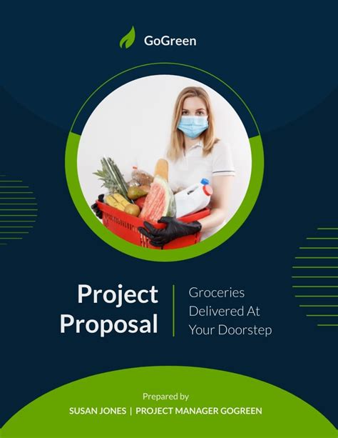 Online Grocery Delivery Proposal Template Visme