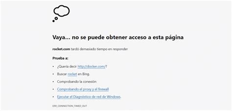 Que signifie ERR CONNECTION TIMED OUT et comment y remédier