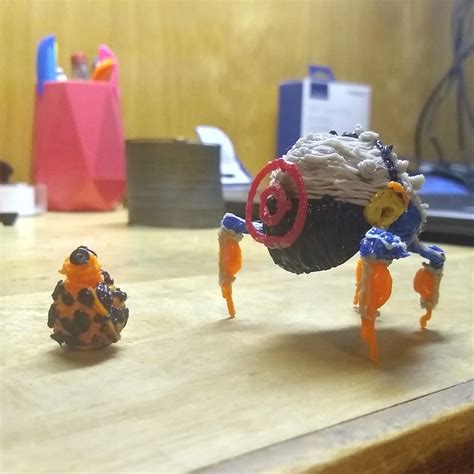 Made A Crablet And Nullrat With A 3d Pen A While Back Only Now
