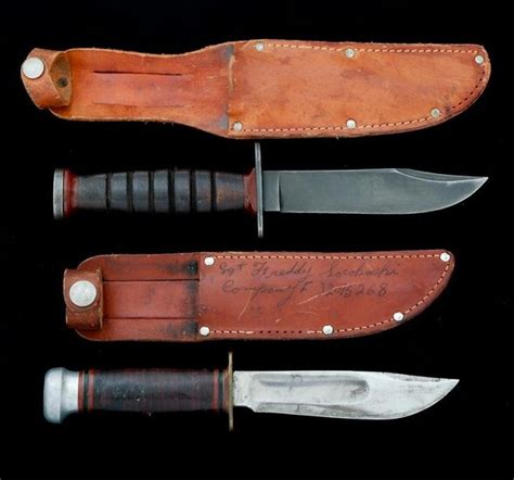 Wwii Marbles No 45 And Schrade Pilot Knives In United States