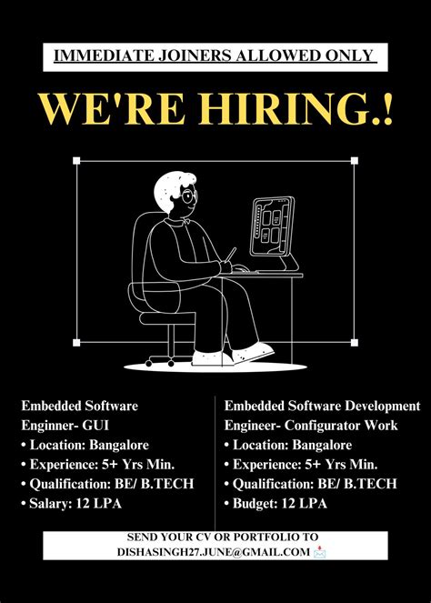 Disha Singh On Linkedin Were Hiring For Embedded Software Engineer