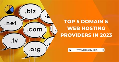 Top 5 Domain And Web Hosting Providers In 2023 Digitality