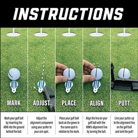 Golf Alignment Ball Mark